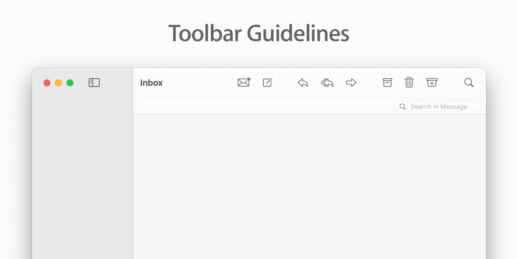 Toolbar Guidelines